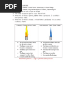 Labelling The Bunsen Burner Worksheet Support | PDF