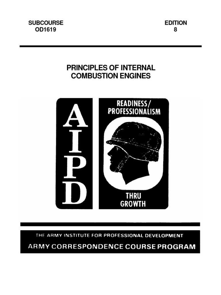 Principles of Internal Combustion Engines | PDF | Internal Combustion ...
