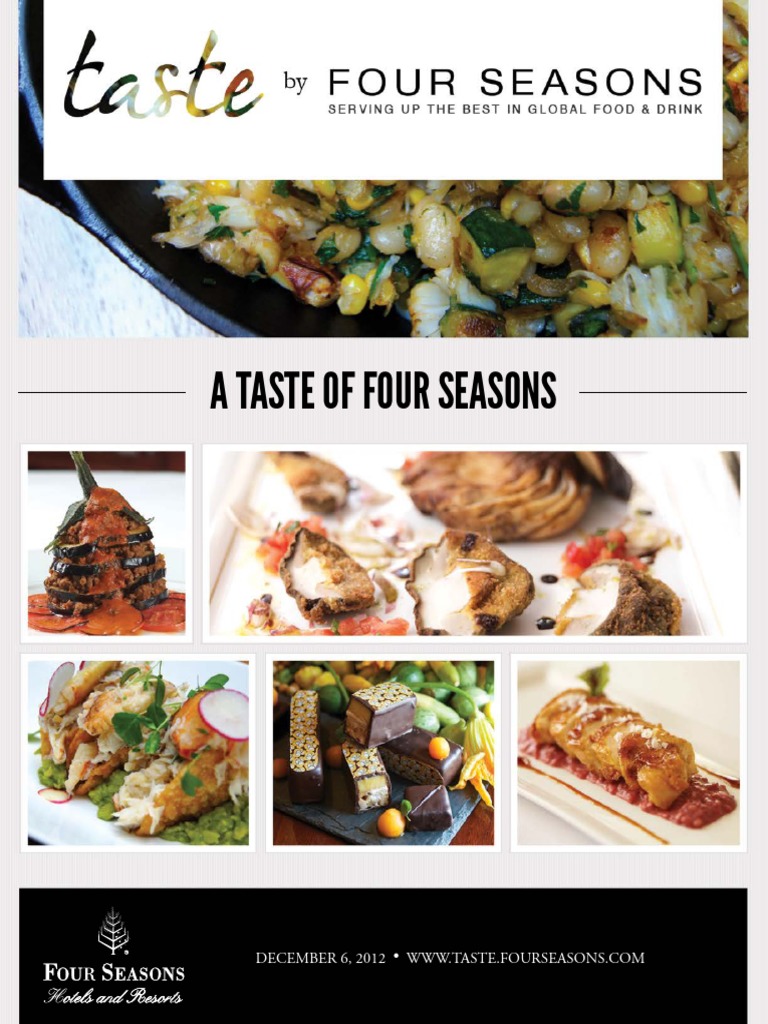 A Taste of Four Seasons: An Interactive Online Cookbook and Community ...