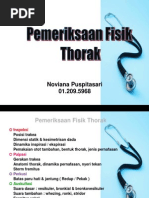 Karakteristik Bunyi Perkusi Dada | PDF | Sains & Matematika