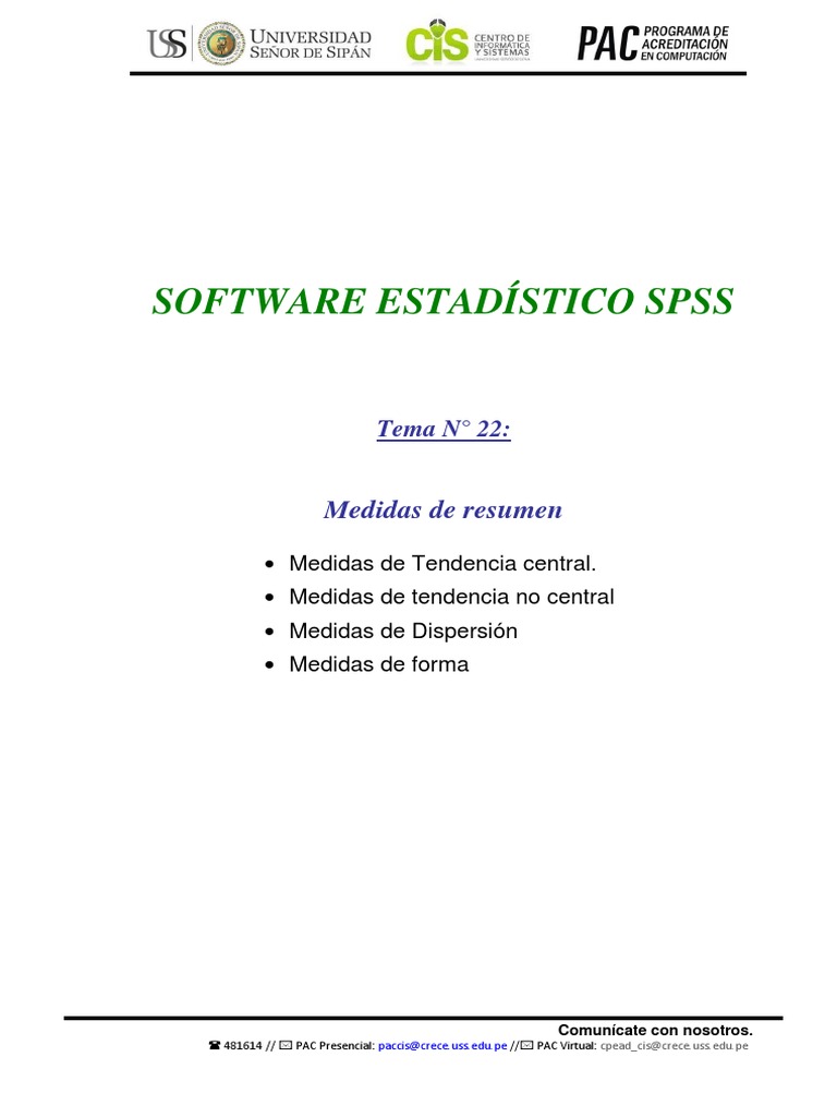 Material de Computacion II - Temas #22 | PDF | Oblicuidad | Mediana