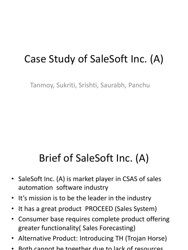 Salesoft Inc. | PDF