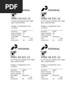 Struk Pembelian BBM Pertamax 2022 | PDF