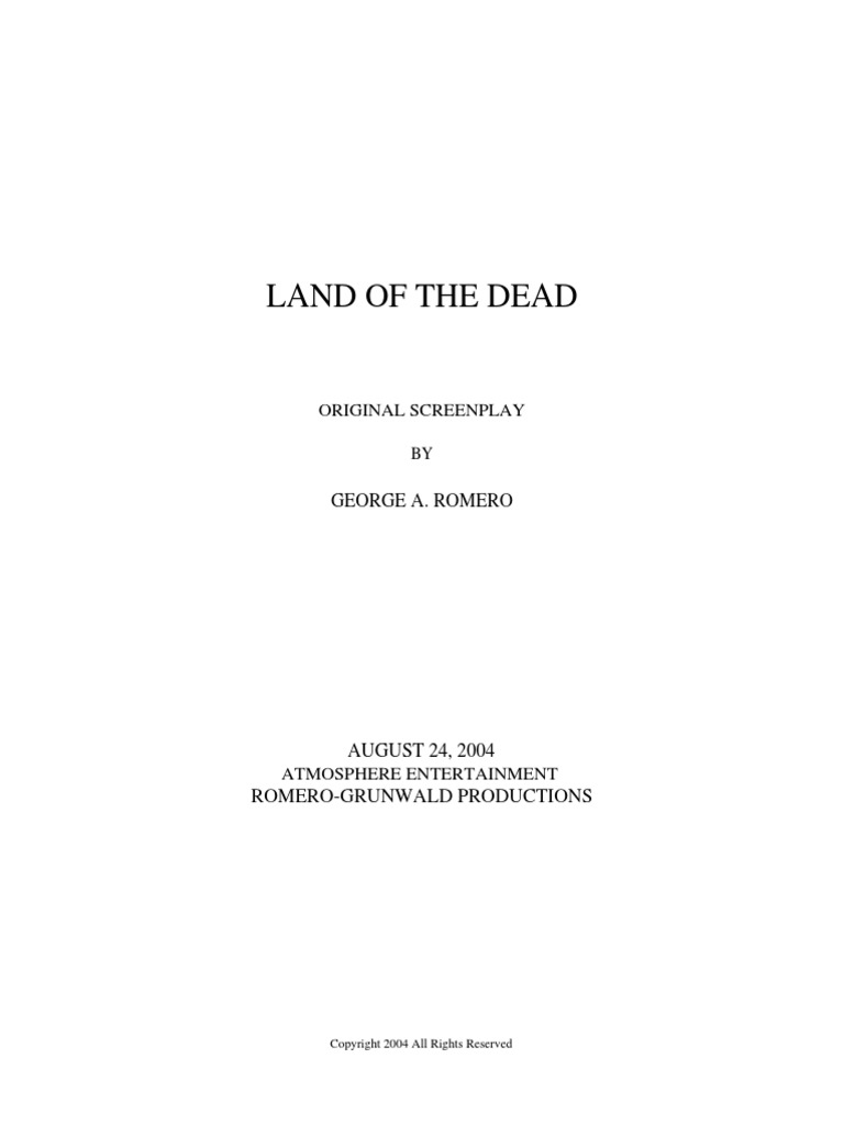 Land of The Dead | PDF | Nature