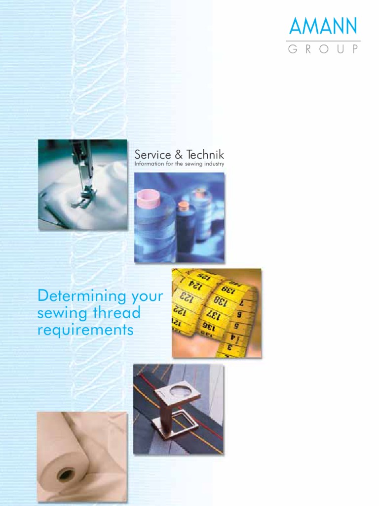 Determining Your Sewing Thread Requirement | PDF | Sewing | Fashion