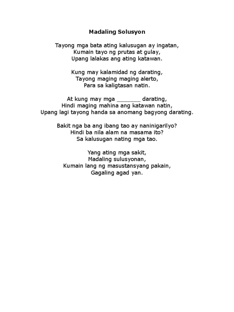 Nutrition Month Tula | PDF