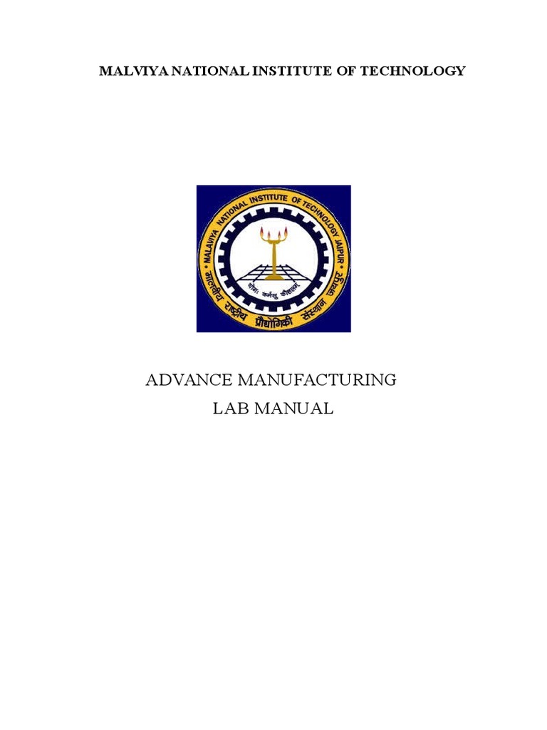 CNC Manufacturing Lab Manual | PDF | Equipment | Industries