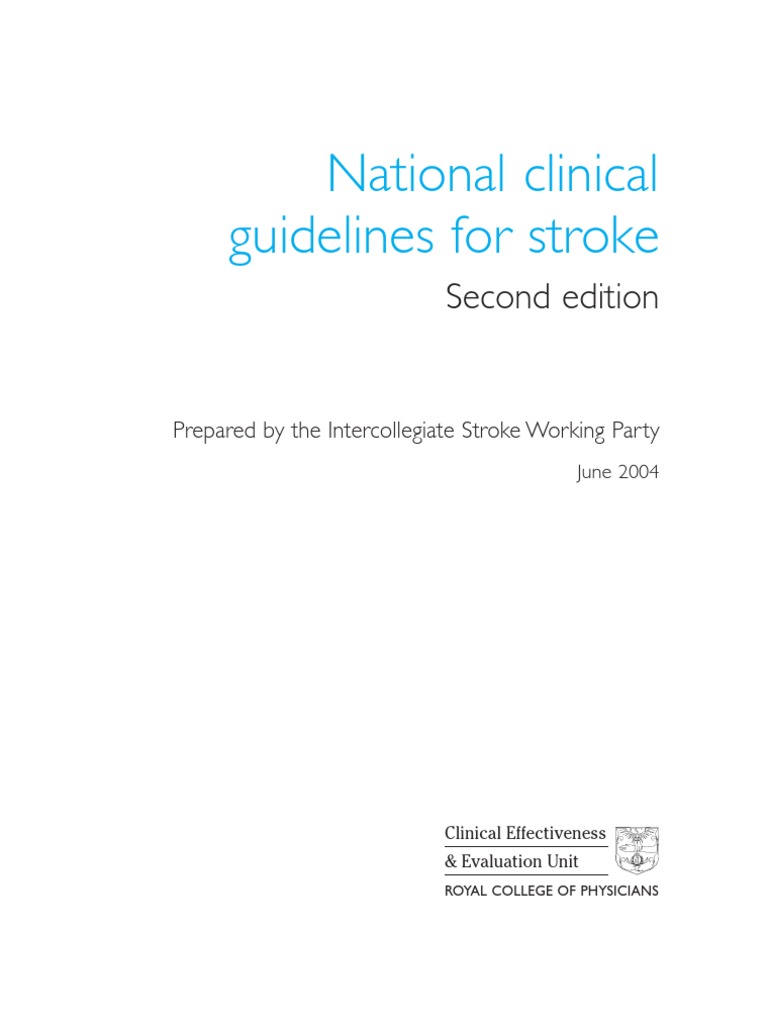 National Clinical Guidelines For Stroke: Second Edition | PDF