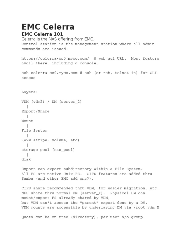 Cellerra Cli Notes | PDF | Command Line Interface | File System