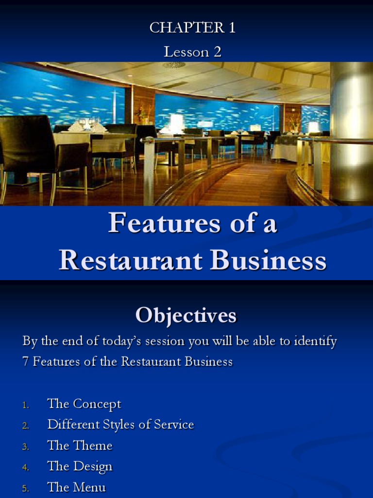 Key Features of Restaurant Business Success: Concept, Service Style ...