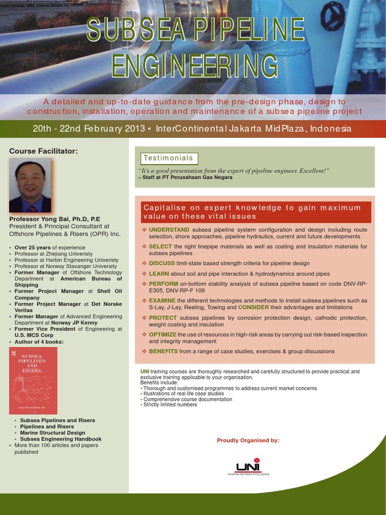 Subsea Pipeline Engineering (Indonesia) - Elisa | PDF | Subsea ...