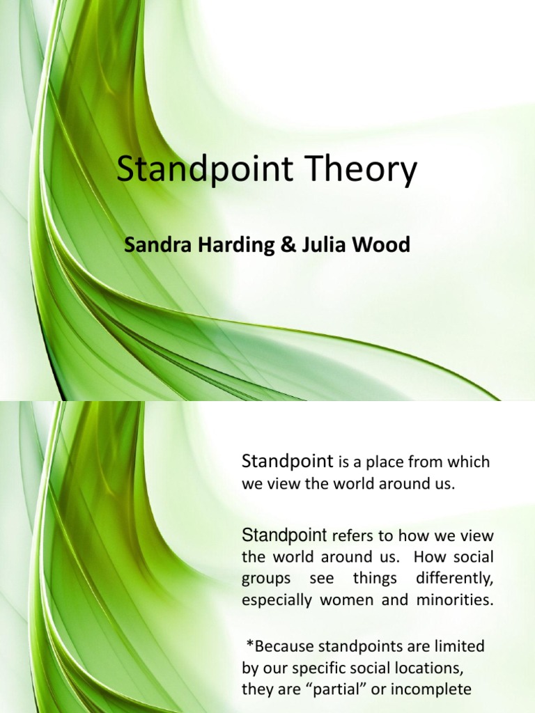Standpoint Theory | PDF | Gender | Gender Studies