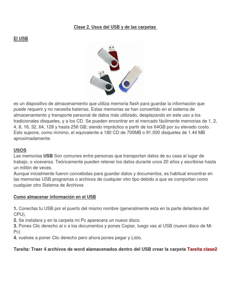 Clase 2 de Computación 4 Grado | PDF