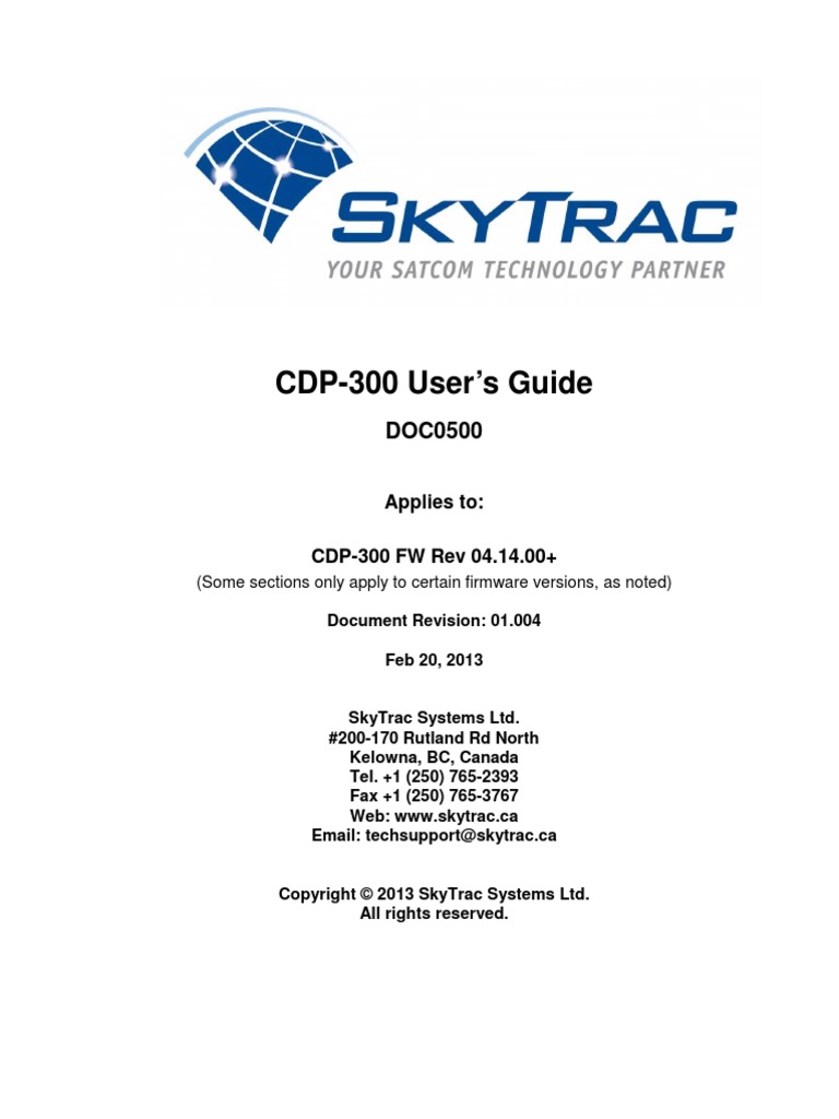 CDP-300 User's Guide (DOC0500) R01-004 | PDF | Email | Menu (Computing)