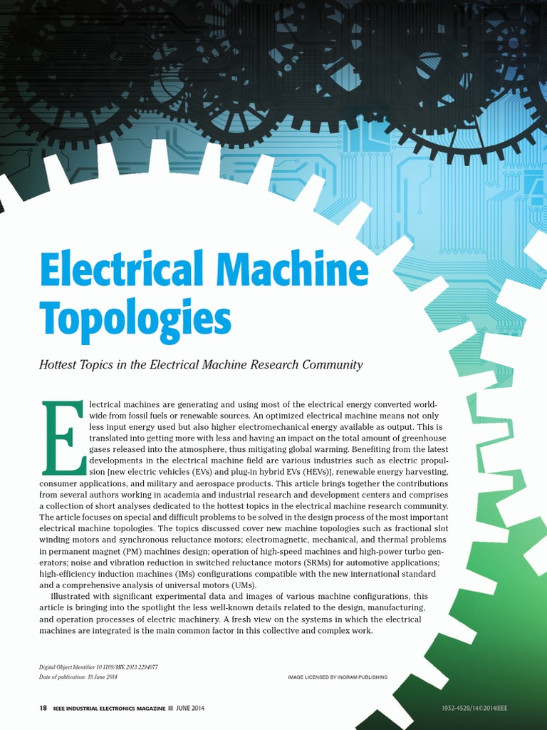 Electrical Machine Topologies - Hottest Topics in The Electrical ...
