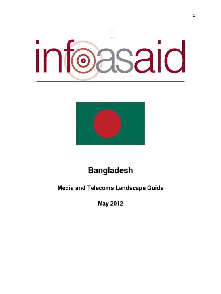 Bangladesh Media Landscape | PDF | Bangladesh | Broadcasting