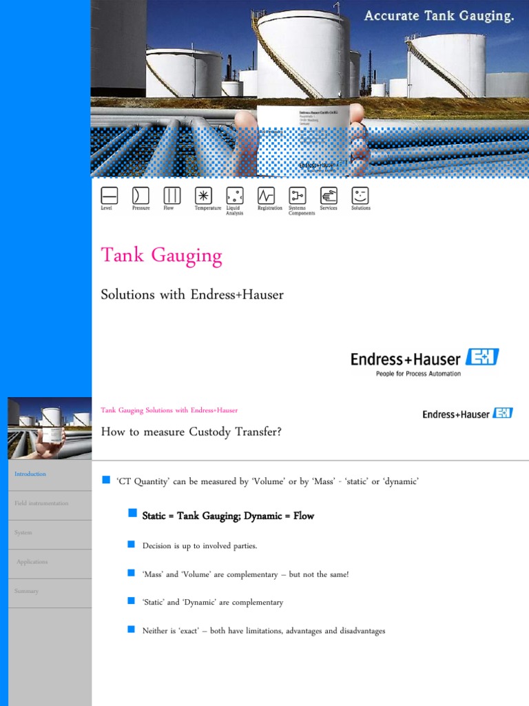 Customer Tank Gauging | PDF | Instrumentation | Embedded System