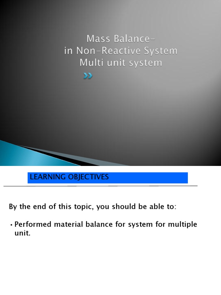 Chaper 4 Non-Reactive Multi Units Process | PDF | Distillation | Chemistry