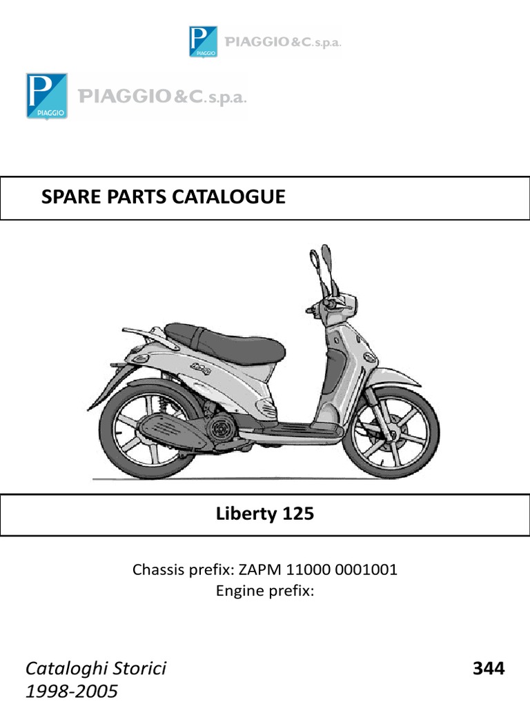 Liberty 125 Catalog PDF | PDF