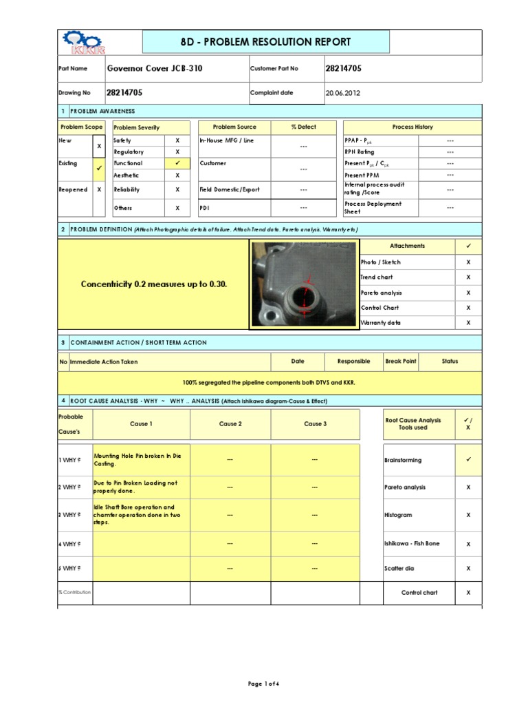 8D Format | Quality | Production And Manufacturing
