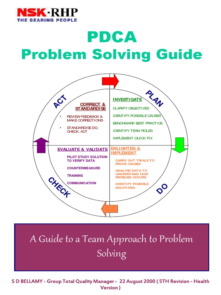 Pdca | PDF | Brainstorming | Benchmarking