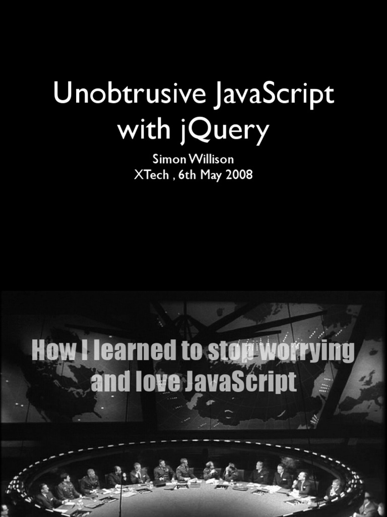 Unobtrusive JavaScript With Jquery | Download Free PDF | J Query | Java ...