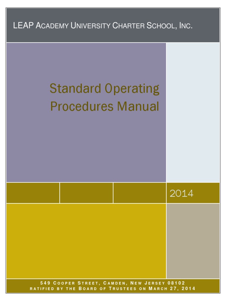 LEAP Standard Operating Procedures Manual | PDF | Accounts Payable | Expense