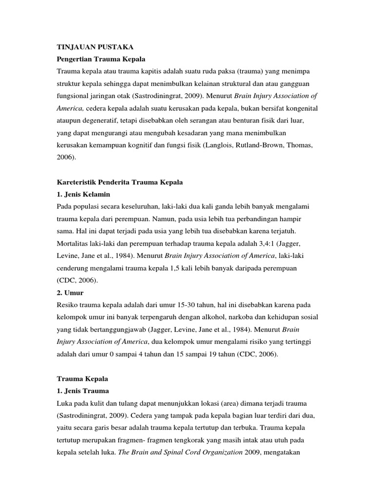 Contusio Cerebri | PDF