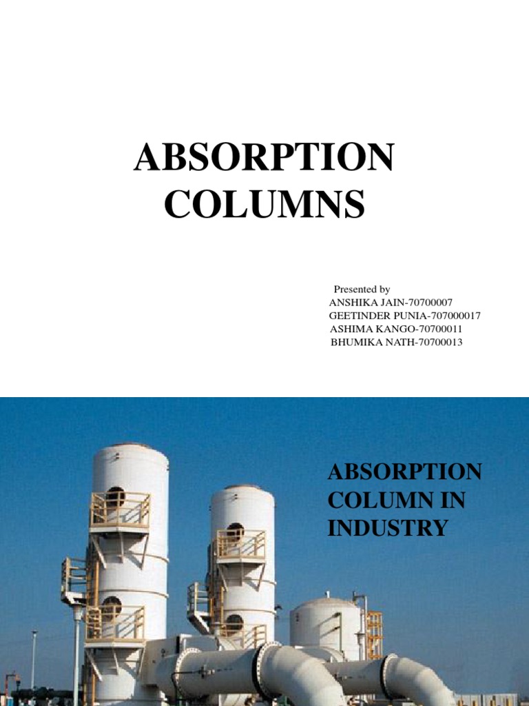 Absorption Columns | PDF | Absorption (Chemistry) | Solution