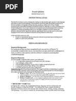 6th Grade French Course Overview | PDF | Homework | Teaching