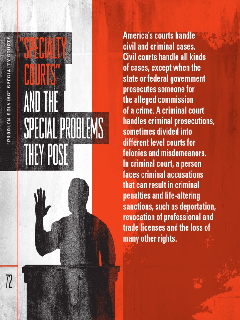 Specialty Courts: Challenges & Solutions | PDF | Substance Abuse ...
