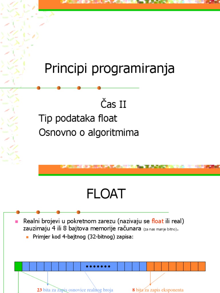 Principi Programiranja Cas 2 | PDF