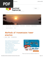 Work Method of Stringing Conductors | PDF | Insulator (Electricity ...