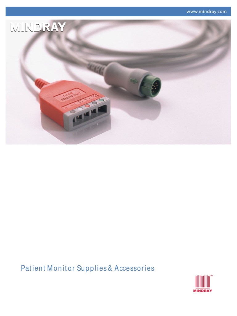 Accesorios para Monitores Mindray | PDF | Medical Equipment | Equipment