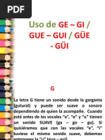Cuadernillo G Gu Gü | PDF