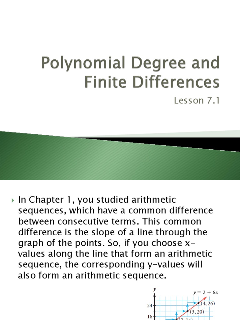 Polynomial Degree And Finite Differences Pdf Polynomial Exponentiation