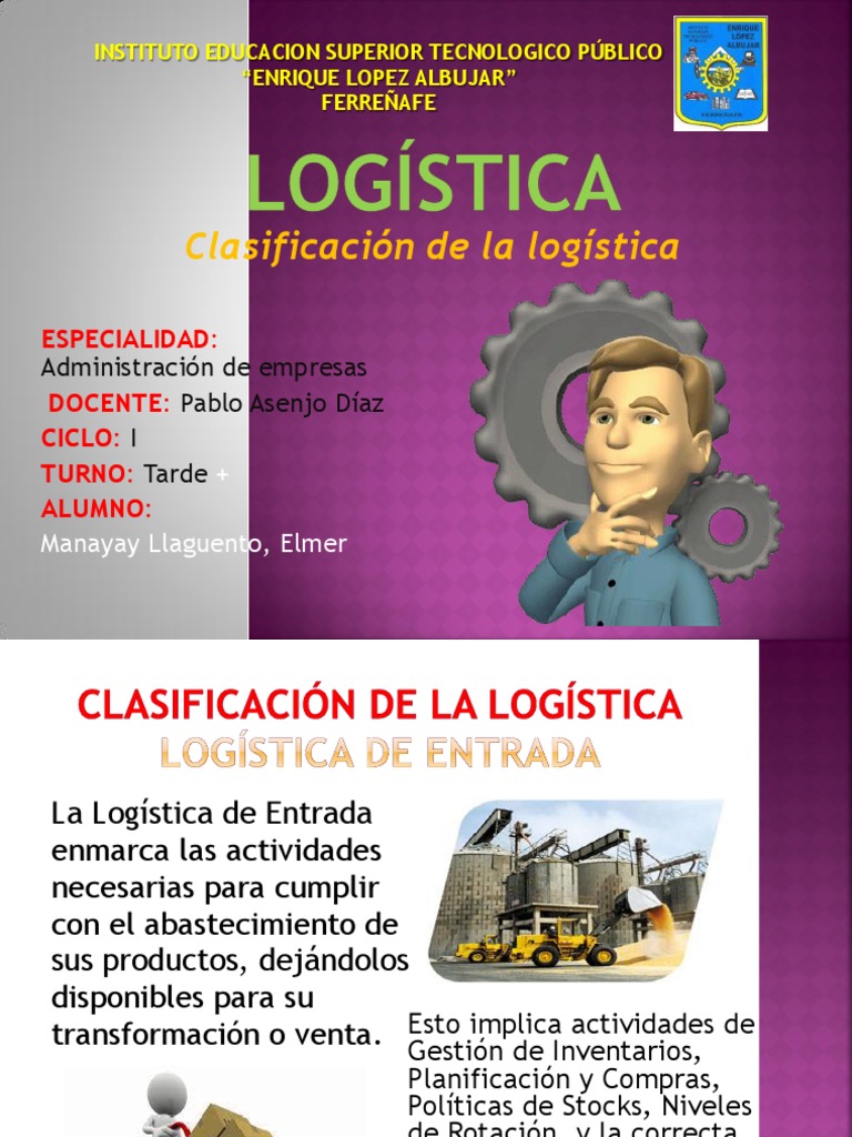 C. Clasificación de La Logística Elmer | PDF | Negocios