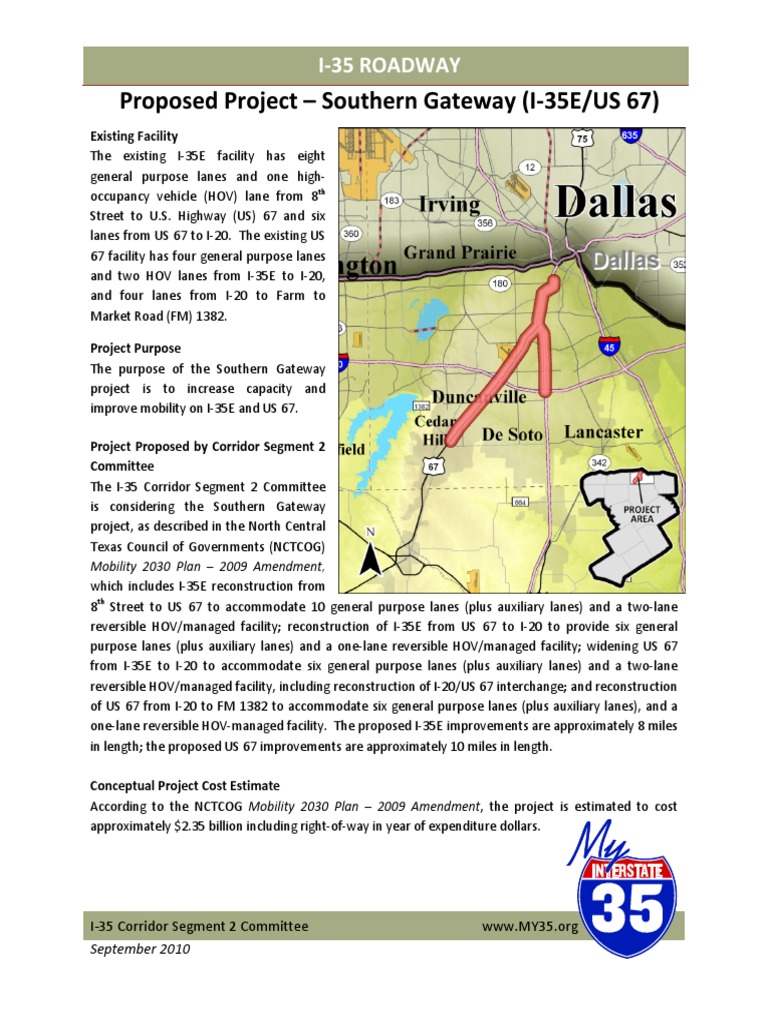 Southern Gateway Plan (2010) | PDF