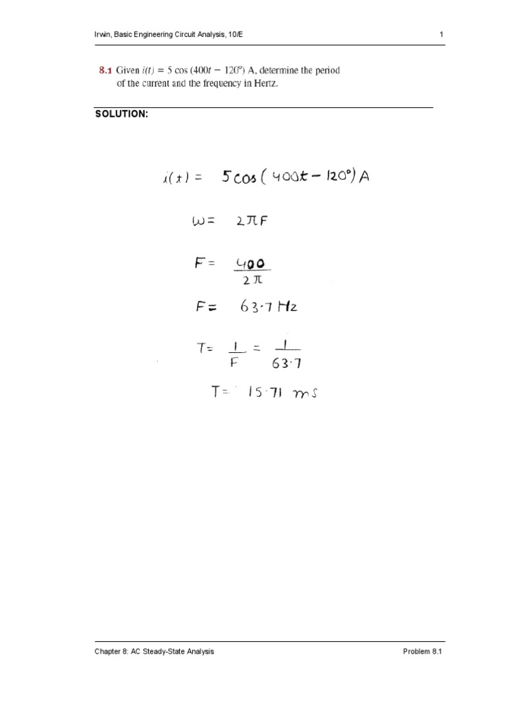 Solution Coursework For Faux 195454 | PDF | Steady State | Systems Theory