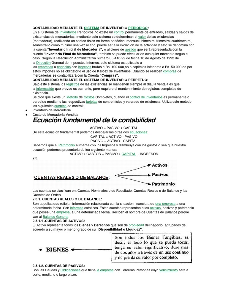 ASIENTOS CONTABLES COMPRA DE MERCADERIAS.docx | Hoja de balance ...