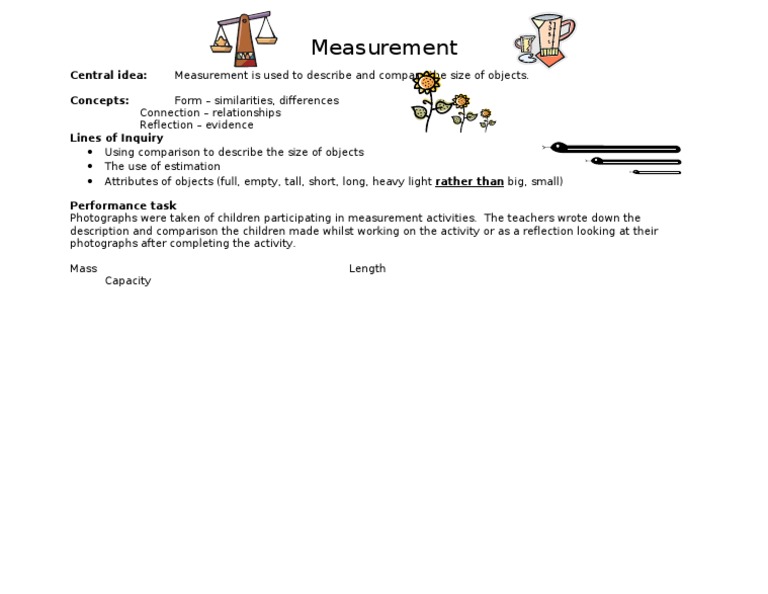 PT Measurement Sem 1 | PDF | Measurement