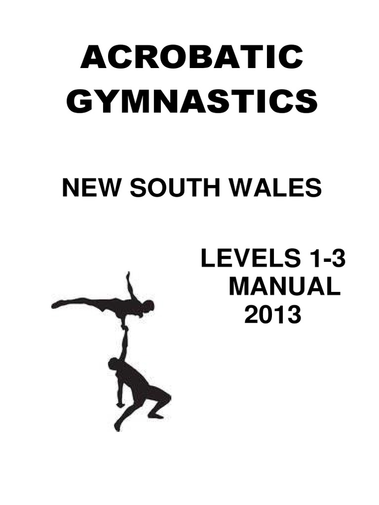 Levels 1-2 Acro Manual 2013 | PDF | Gymnastics | Foot