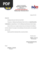 Letter For Hrpta Meeting | PDF