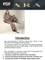 Zara Operation Management | PDF | Retail | Supply Chain