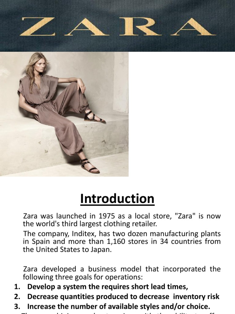 ZARA'S Supply Chain Management Study | PDF | Inventory | Outsourcing
