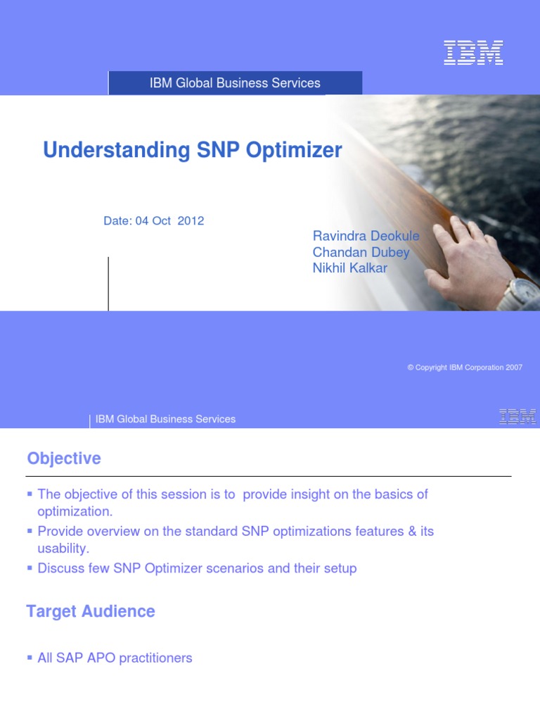 Undertanding SNP Optimizer.2.0 | PDF | Linear Programming | Supply ...