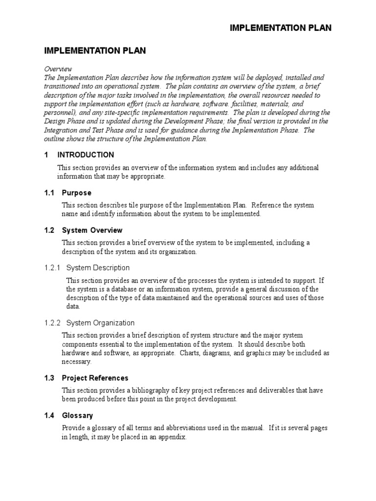 Impl Plan | PDF | Databases | Subroutine