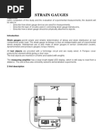 Strain Gauge Lab Report | PDF | Electrical Resistance And Conductance ...