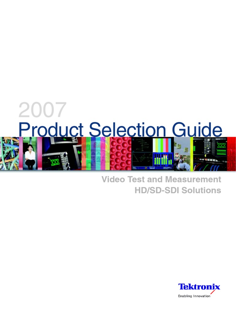 Product Selection Guide 2007 | PDF | Video | Digital Television