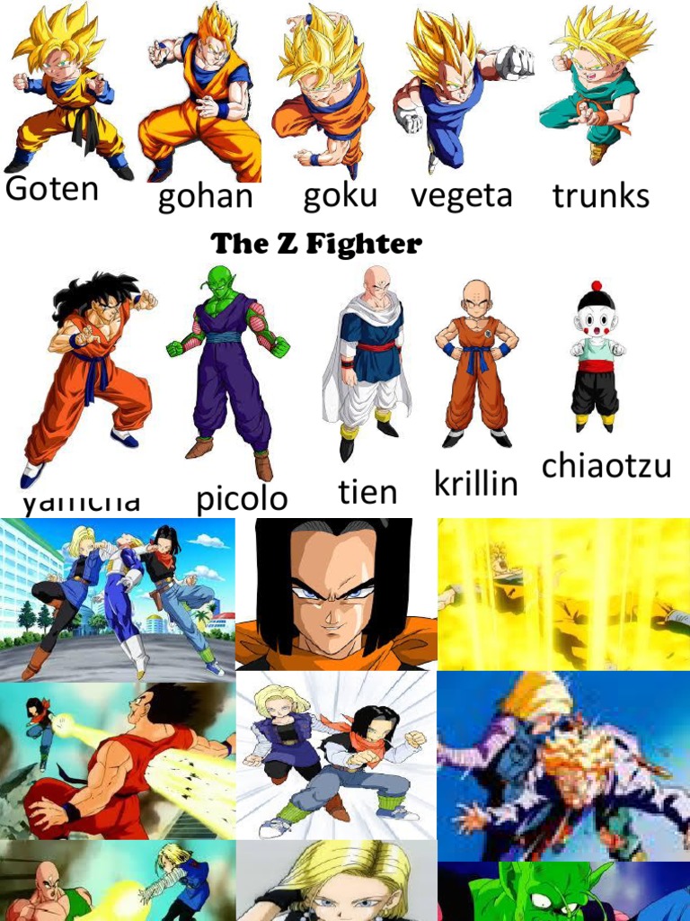 Dragon Ball Characters With Pictures And Names